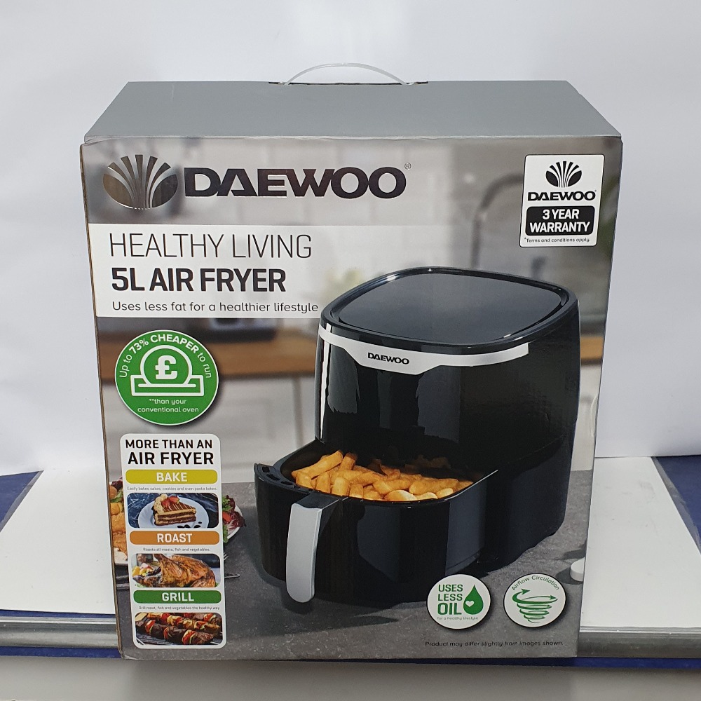 Pre-owned Daewoo 5L Air Fryer - Own4Less
